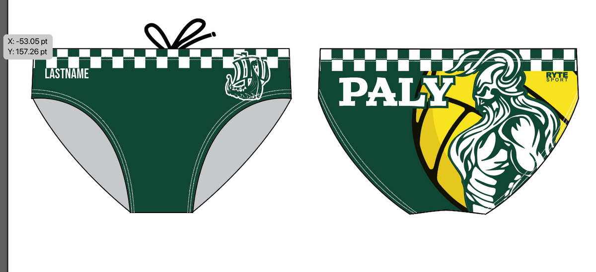 CUSTOM Palo Alto Water Polo Brief – Wholesale.MerchFarm